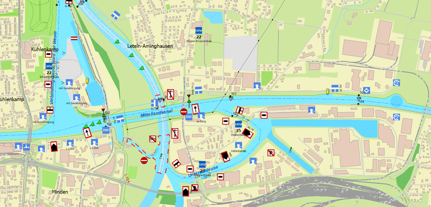 Vaarkaart Noordwest-Duitsland - Stentec Navigation